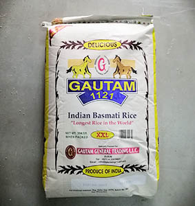 Gautam Basmati Rice XXL 39kg - Fakher Al Shaab