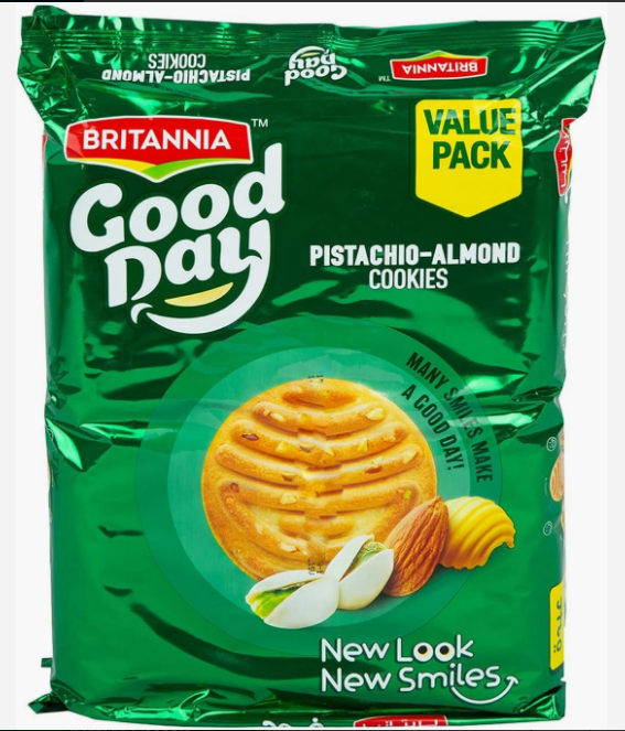 BRITANNIA GOOD DAY PISTACHIO ALMOND COOKIES - Fakher Al Shaab